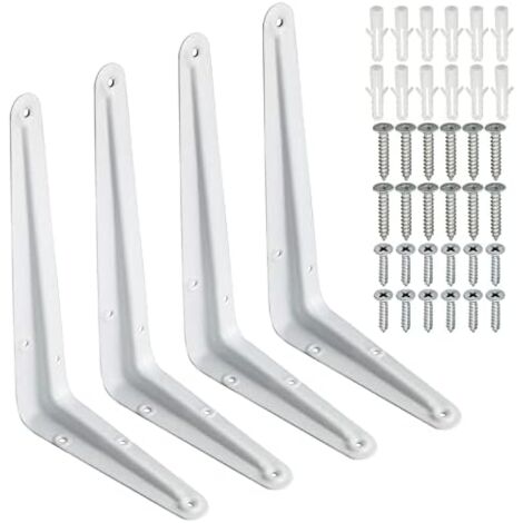 Wall Mount Shelf Brackets Metal Stamped Console Corner Bracket for ...