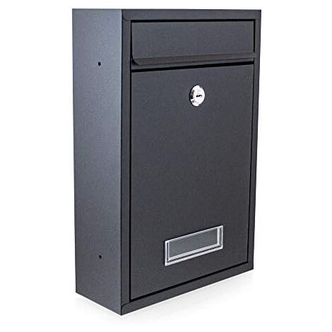 Mini compact wall-mounted mailbox Expandable to form a group of mailboxes