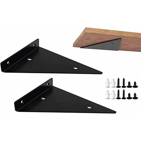 Pieces Shelf Bracket Triangular Shape, Heavy Metal Shelf Brackets ...