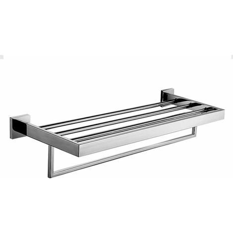Wall Mounted Towel Rack with Single Towel Rack, 59.9 22.1 12.2 cm ...