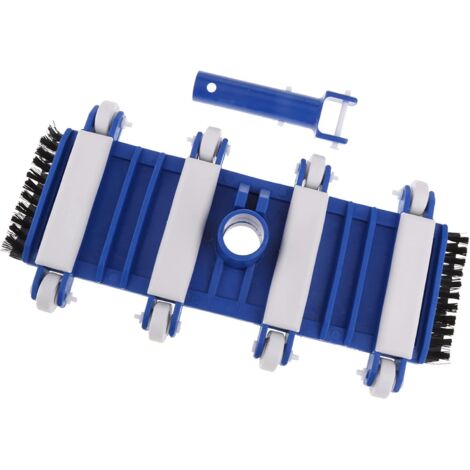 Swimming Pool Vacuum Head with Wheels and Universal Side Brushes, for ...