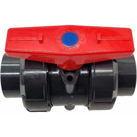 Swimming Pool Valve Double T-Handle Shut-Off Valve with Double Joint 1 ...