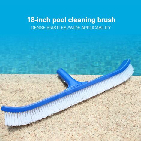Swimming Pool Cleaning Brush 18 Inch Wall Floor Algae Removal Brush ...