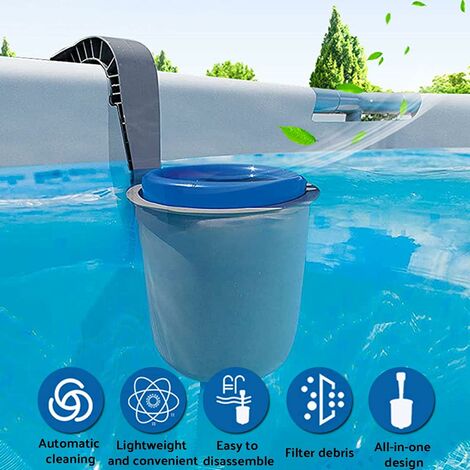 Above Ground Pool Skimmer, Wall Mounted Pool Skimmer, with Removable ...