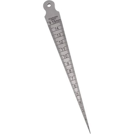 Snow-Taper Gauge 1-15mm Metric and Imperial Feeler Gauge Welding ...