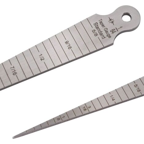 Taper Gauge 1-15mm Metric and Imperial Feeler Gauge Welding Tapered ...