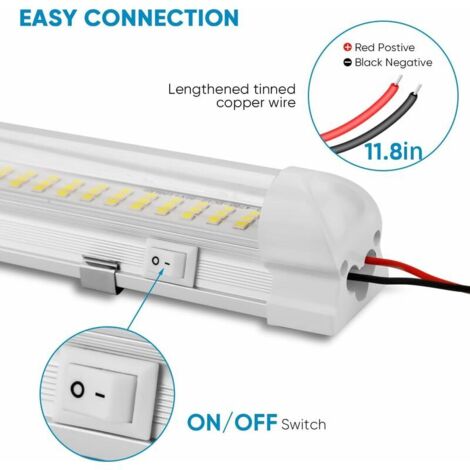 Orchid-12V Interior LED Light Bar, 108 LEDS 5W Universal LED Light ...