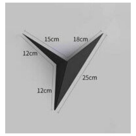 Modern Indoor LED Wall Light Triangle Wall Sconce Modern Corridor Wall ...
