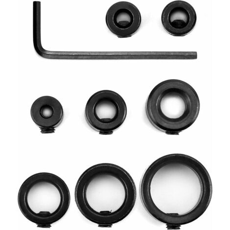 Drilling Depth Stop Set, Depth Stops for Drill Bits Ø 3/4/5/6/8/10/12 ...