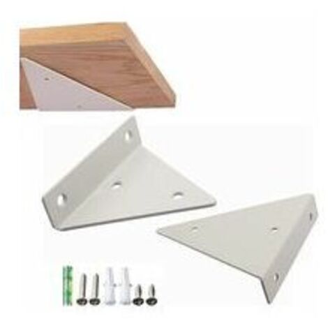 2 Pieces Shelf Brackets, Floating Shelf Brackets, Invisible Concealed ...