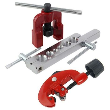 3-28mm Tube Cutter Flaring Tool Kit Manual Pipe Expander Metric