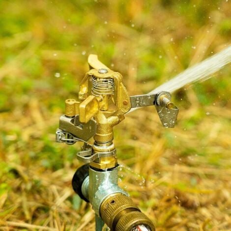 brass impact sprinklers for yard, sprinkler head with zinc alloy base