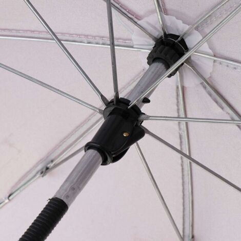 Parasol and Umbrella Outdoor Camping Parasol with Adjustable Clamp - Green