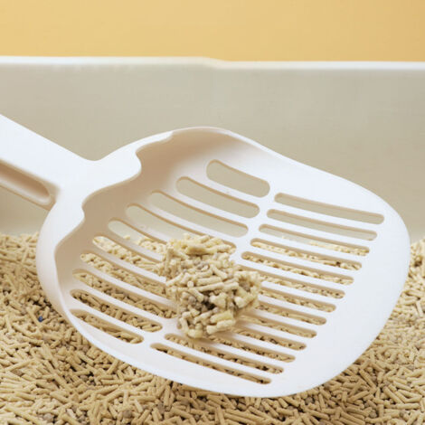 Ice cream cat litter shovel with storage bucket cat feces shovel