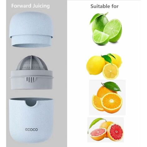 Lemon squeezer and simple manual juicer Small portable juicer jar(pink)