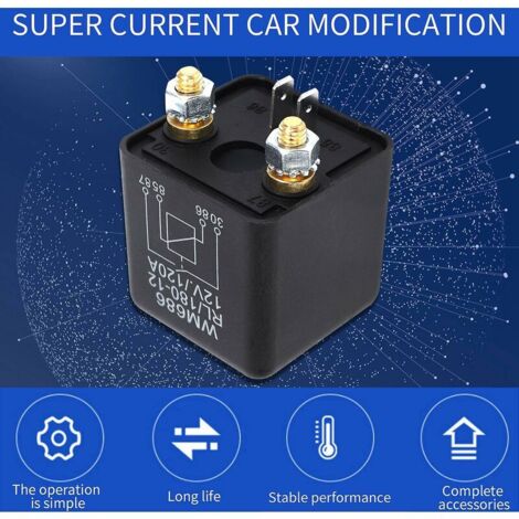 DC 12v Relay Battery Isolator Relay 12v/120a Load For Car Trucks Car ...