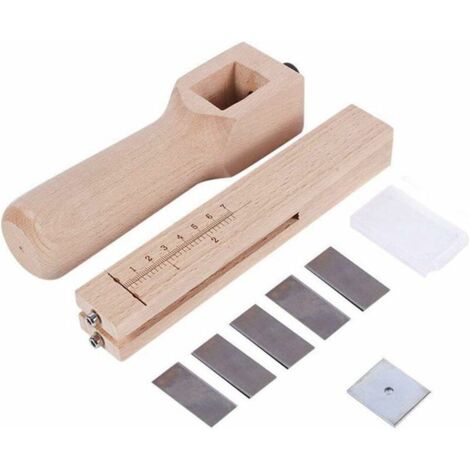 Wood Strip Cutting Machine Leather Hand Cutting Tool 5 Knives