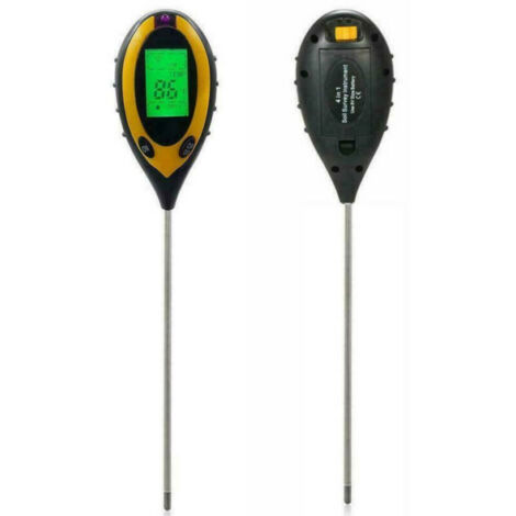 4 in 1 Soil Tester Soil Moisture pH Soil Value Lighting Effects Survey ...