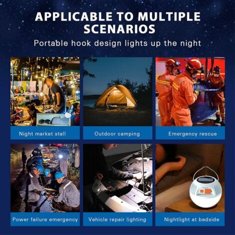 SnowPortable Camping Light Multipurpose Rechargeable Led Outdoor ...