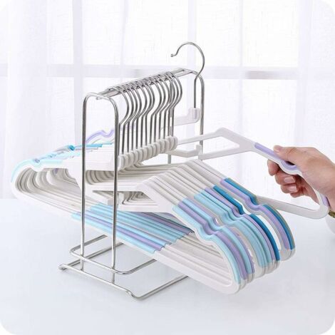 Clothes hanger storage rack Freestanding clothes hanger storage rack ...