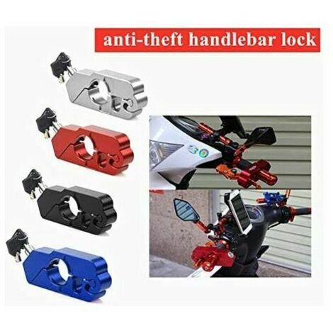 Hardware Anti-theft Motorcycle Handle Universal Aluminum Security ...