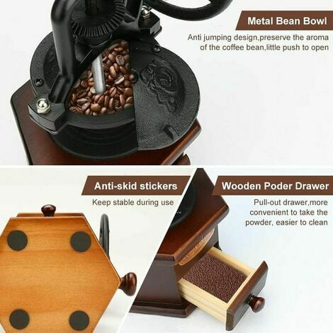 Vintage style coffee grinder store