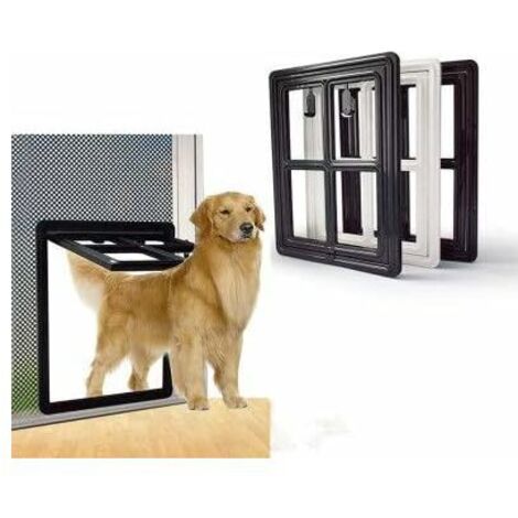Automatic Pet Door, Magnetic Door Cat Safety Flap Cat Screen Pet ...