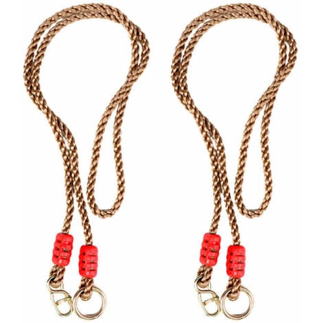 Adjustable Nylon Swing Rope, Kids Tree Rope Swing Carabiner Rope Used ...