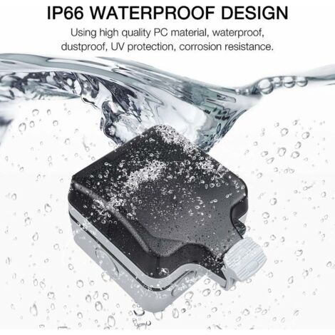 Pink Ip66 Waterproof Outdoor Socket, Full Power Socket, Waterproof ...