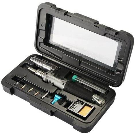 Butane Soldering Iron, 10 in 1 Multi-Purpose Professional Gas Soldering ...