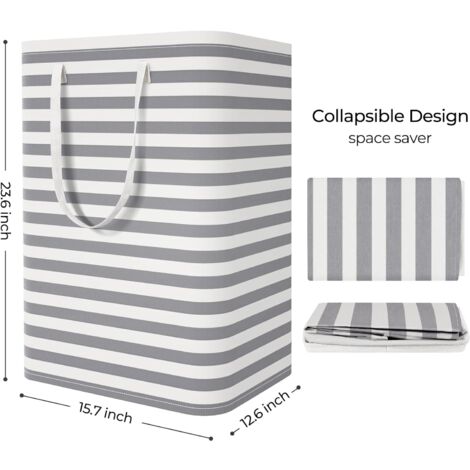 Laundry Basket Hamper Large Collapsible Rectangle Laundry Hamper with ...