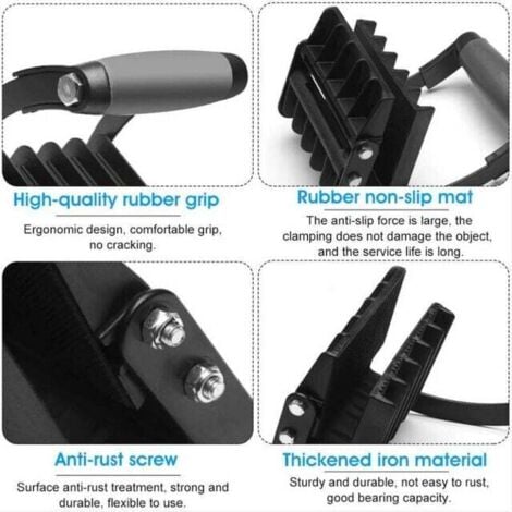 PinkBoard Lifter Iron Plasterboard Lifter Ergonomic Gorilla Gripper ...