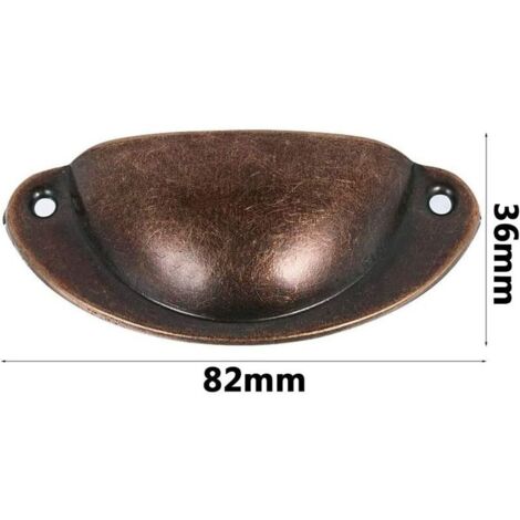 20x 82mm Vintage Shell Handle for Kitchen Cabinet Cupboard Drawer ...