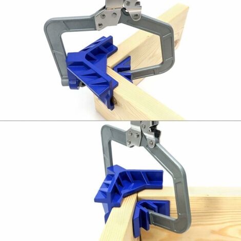 90° Angle Clamps, Right Angle Clamp for Carpenter Welding, 2 Pieces