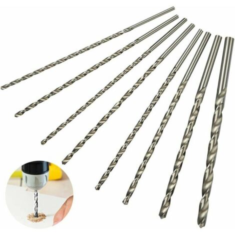 Drill Bit Set, 200mm Extra Long Drill Bit Sets with Diameter of 4mm, 4 ...
