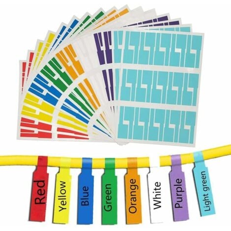 OrchidCable Label, Cable Marking 480 Labels Durable Tear Resistant ...