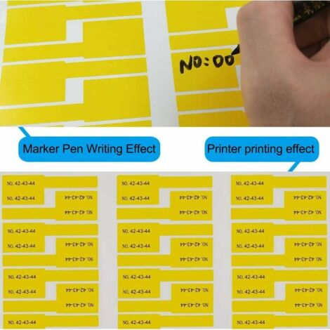 OrchidCable Label, Cable Marking 480 Labels Durable Tear Resistant ...