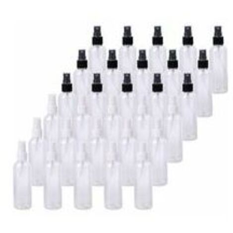 30 Clear Reusable Empty Atomizer Spray Bottles 100ml