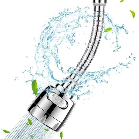 Movable Kitchen Faucet Aerator 360 Degree Swivel Sink Faucet Attachment ...