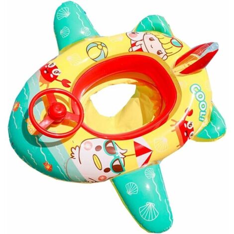 Inflatable buoys for children on the plane