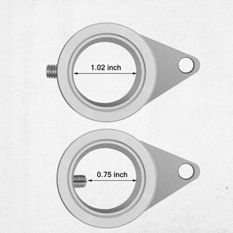 Aluminum Alloy 360° Swivel Flagpole Anti-Tangle Flag Mounting Ring - 4 ...