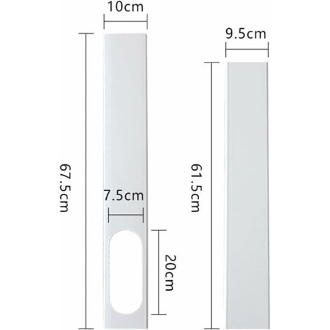 Adjustable Window Slider Kit - Movable Air Conditioner Window Kit ...