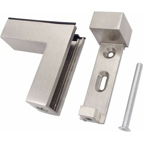 F Type Glass Shelf Brackets Adjustable Glass Shelf Brackets - 4 Pieces