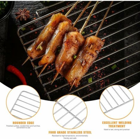 Grill Rack Stainless Steel Grill Stainless Steel Barbecue Grill 44.529 ...