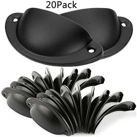 Pink 20x 82mm Vintage Shell Handle for Kitchen Cabinet Cupboard Drawer ...