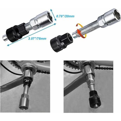 Bike Crank Repair Tool Bike Rim Adjuster Tool Set of 4