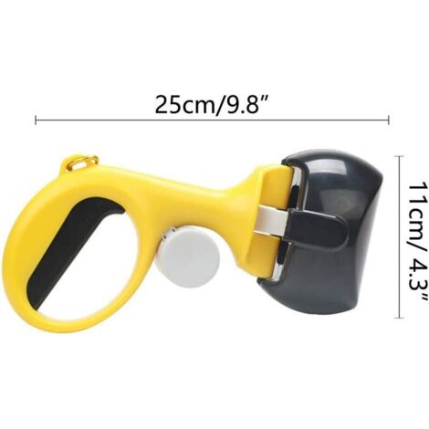 moon Dog Poop Shovel Dog Poop Shovel with Bin Bag for Indoor Outdoor