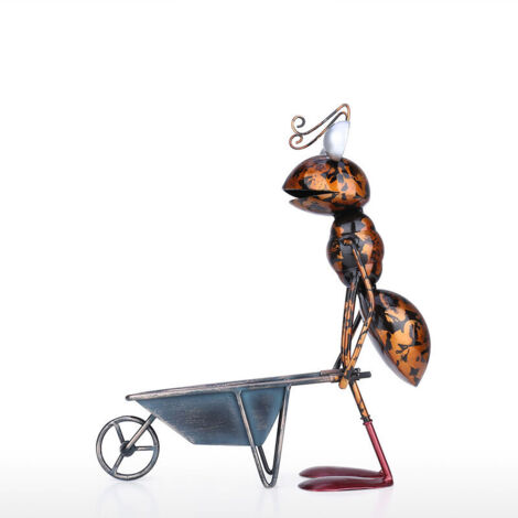 13 Inch Removable Snow Ant Sculpture Cart Desktop Decoration Can Be ...