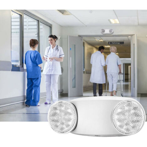 White Emergency Light, Emergency Light Home/Emergency Panel