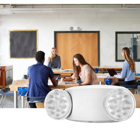 White Emergency Light, Emergency Light Home/Emergency Panel